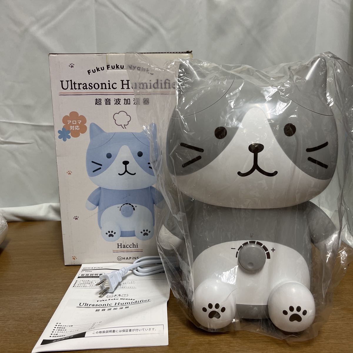 超音波加湿器 Fuku Fuku Nyanko おすわり加湿器 アンファンス HAPiNS(超音波式)｜売買されたオークション情報、yahooの商品情報をアーカイブ公開 - オークファン ...