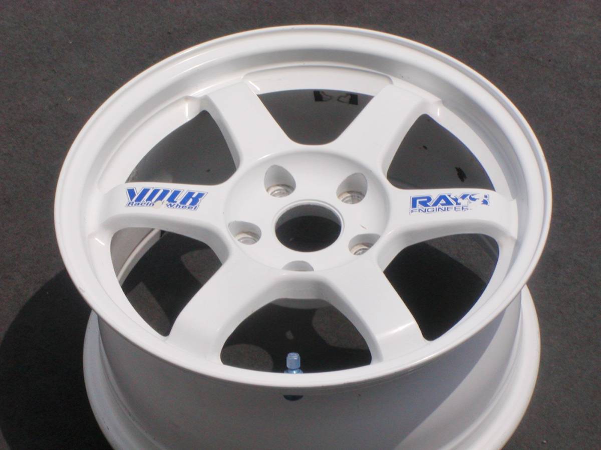 超 絶版サイズ TE37 7.5J +30 2本 シビック タイプR MR2 SW20 EK9 DC2 S14 S15 R32 FC3S ...