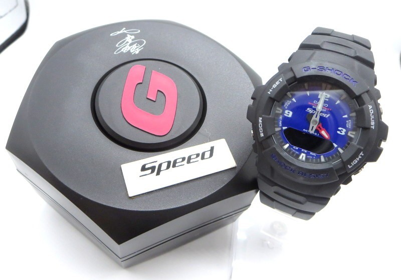 1円スタート 腕時計 CASIO カシオ G-SHOCK ジーショック speed 松坂大輔モデル 2327 G-100 4212/5000 ...