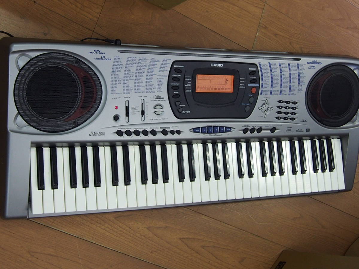 CASIO/カシオ CTK-671 電子キーボード 楽器 電源アダプタ付き(カシオ)｜売買されたオークション情報、yahooの商品情報を ...