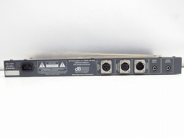 dB Techologies 3000S Digital Optimizer デジタルオプティマイザー マスタリングなどに 346936(その ...