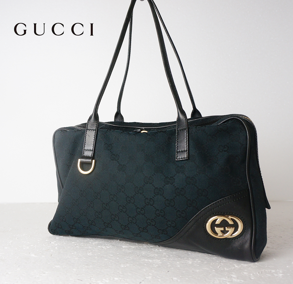 GUCCI グッチ トートバッグ GGマーモント GG柄 レザー キャンバス ハンドバッグ A4可 ロゴ金具 0407(かばん、バッグ)｜売買されたオークション情報、yahooの商品情報を ...