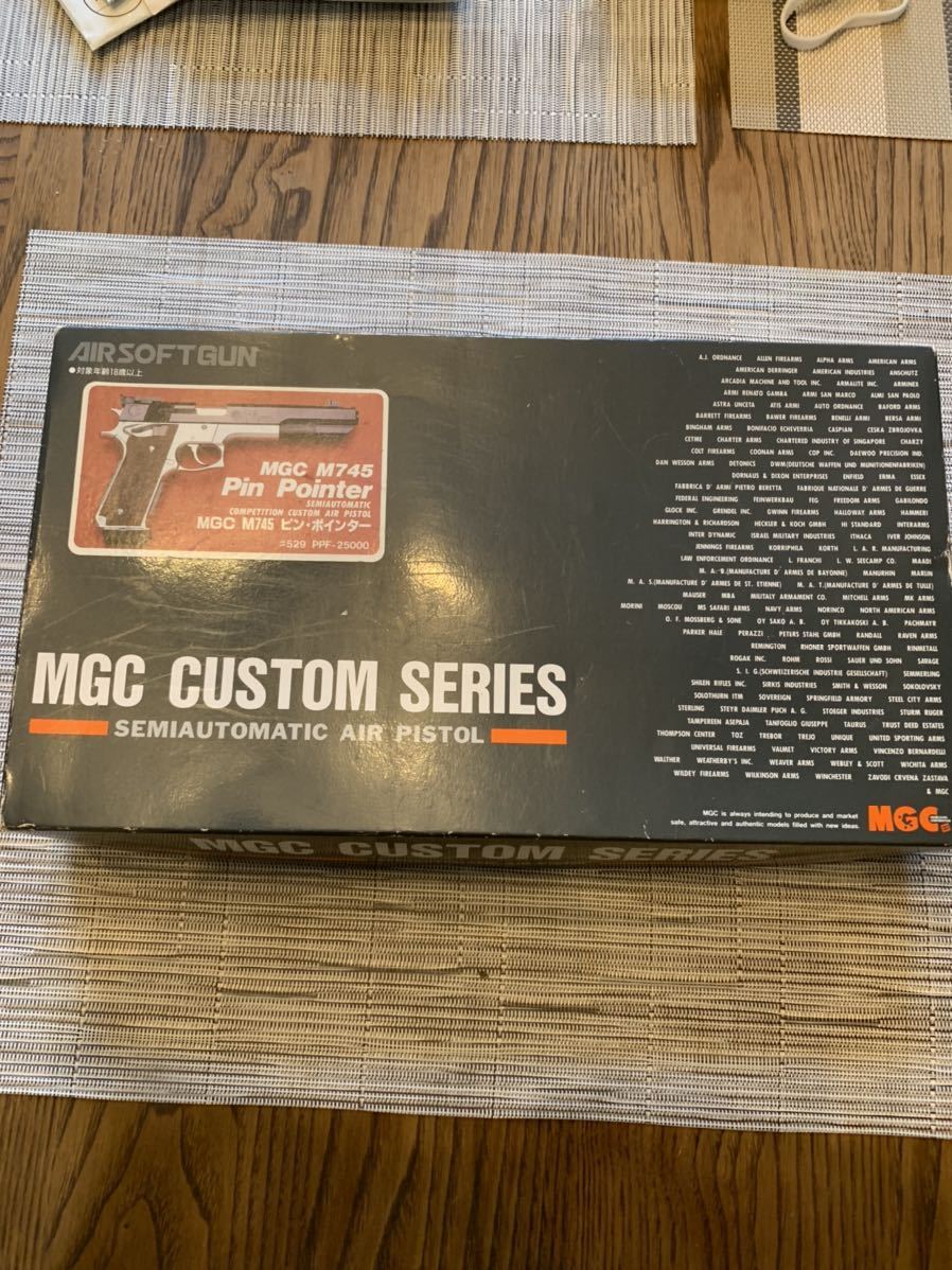 MGC カスタムシリーズ M745 ピンポインター 現状販売 エアガン ガスガン ASGK SMITH&WESSON MODEL 745 DA ...