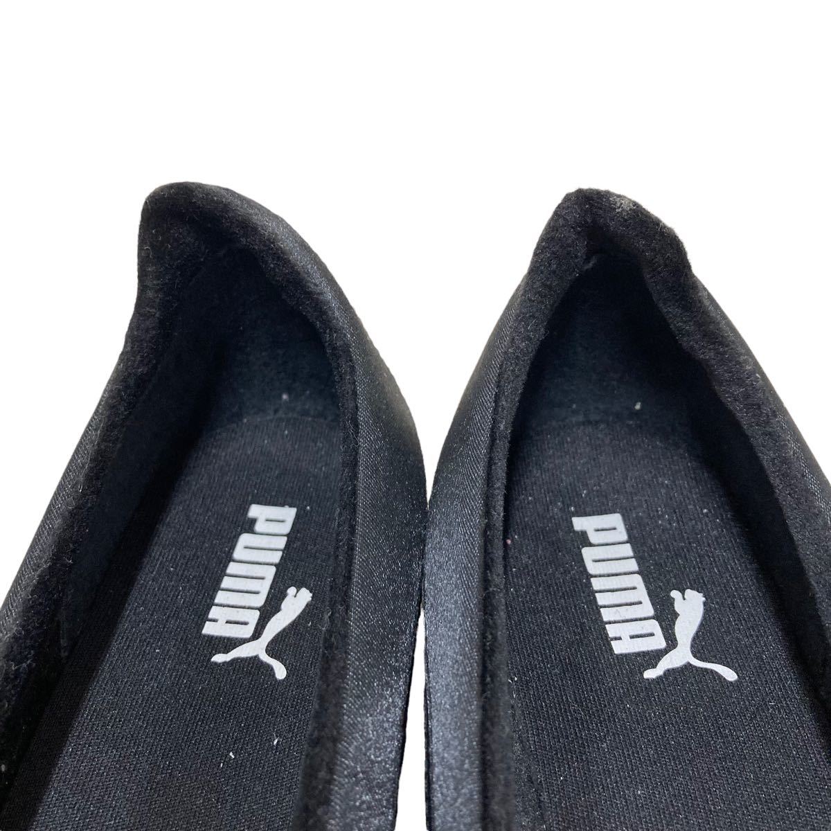 Y'264 PUMA プーマ レディース フラットシューズ バレエシューズ スリッポン US9 25.5cm ブラック(ブラック系)｜売買され ...