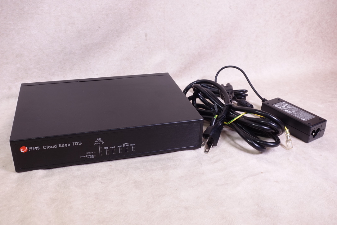 TREND MICRO トレンドマイクロ UTM機器 Cloud Edge 70S / CE70S 通電確認のみ(ルーター)｜売買されたオークション情報、yahooの商品情報をアーカイブ公開 ...