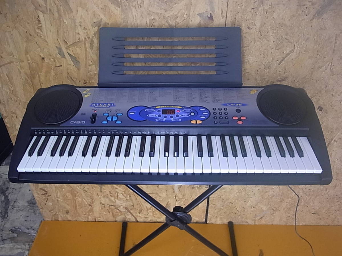 U/801 カシオ CASIO 電子キーボード 光ナビゲージョン LK-36(カシオ)｜売買されたオークション情報、yahooの商品情報を ...