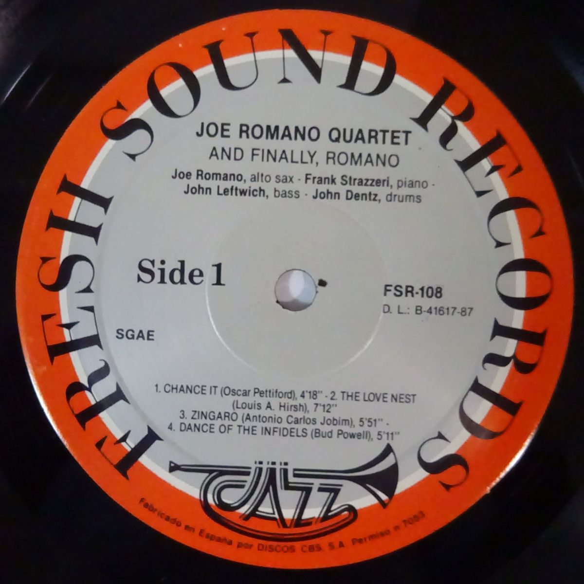 14001888; スペイン盤/Fresh Sound Joe Romano Quartet Joe Romano Frank ...