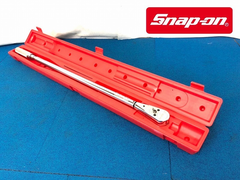 Snap-on/スナップオン 3/4インチトルクレンチ QD4R600 工具 100-600フィート/ポンド 全長108.5cm 160 ...