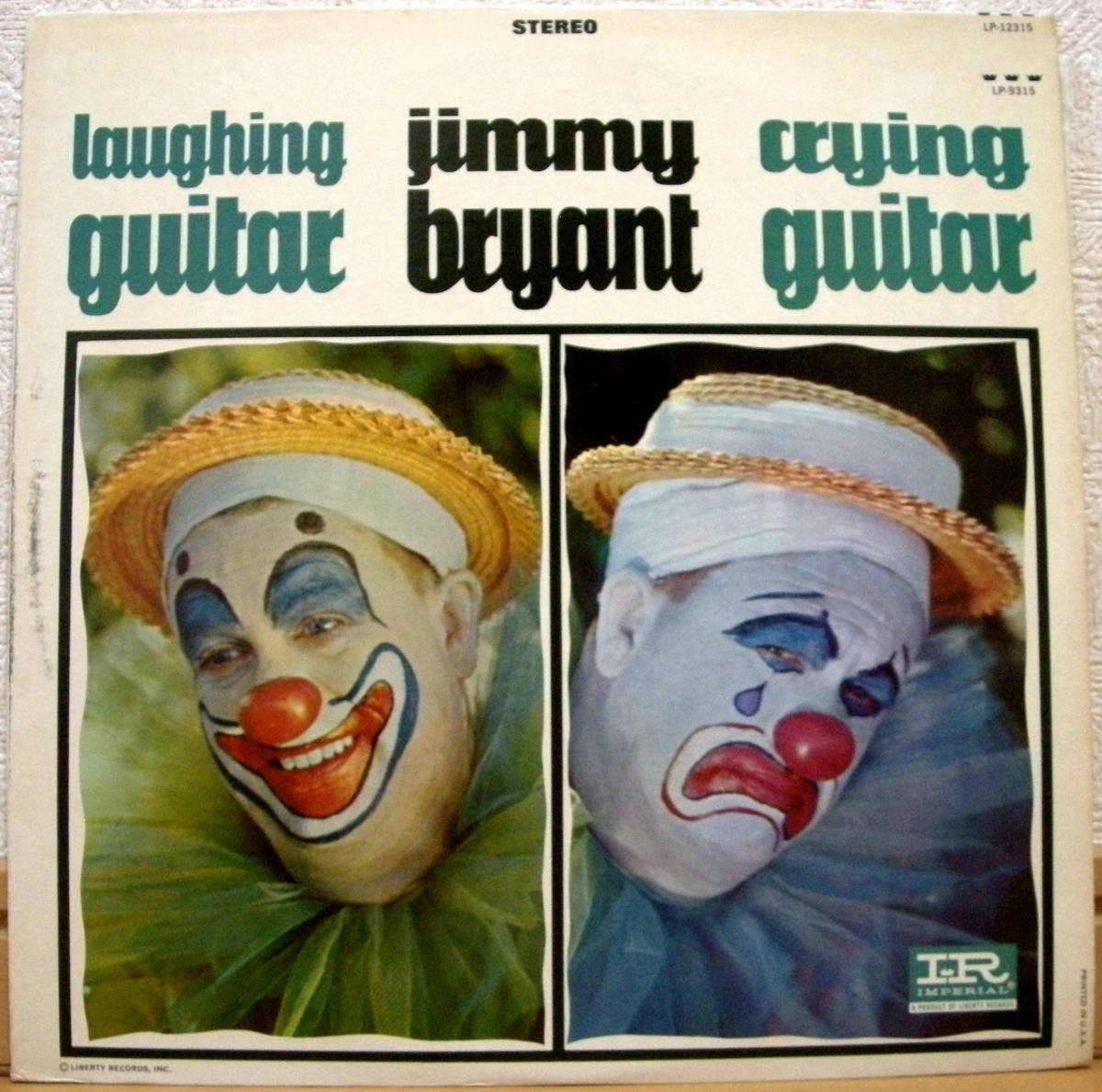 ジミー ブライアント 1966年 US盤 ORIG LP Jimmy Bryant - Laughing Guitar Crying ...