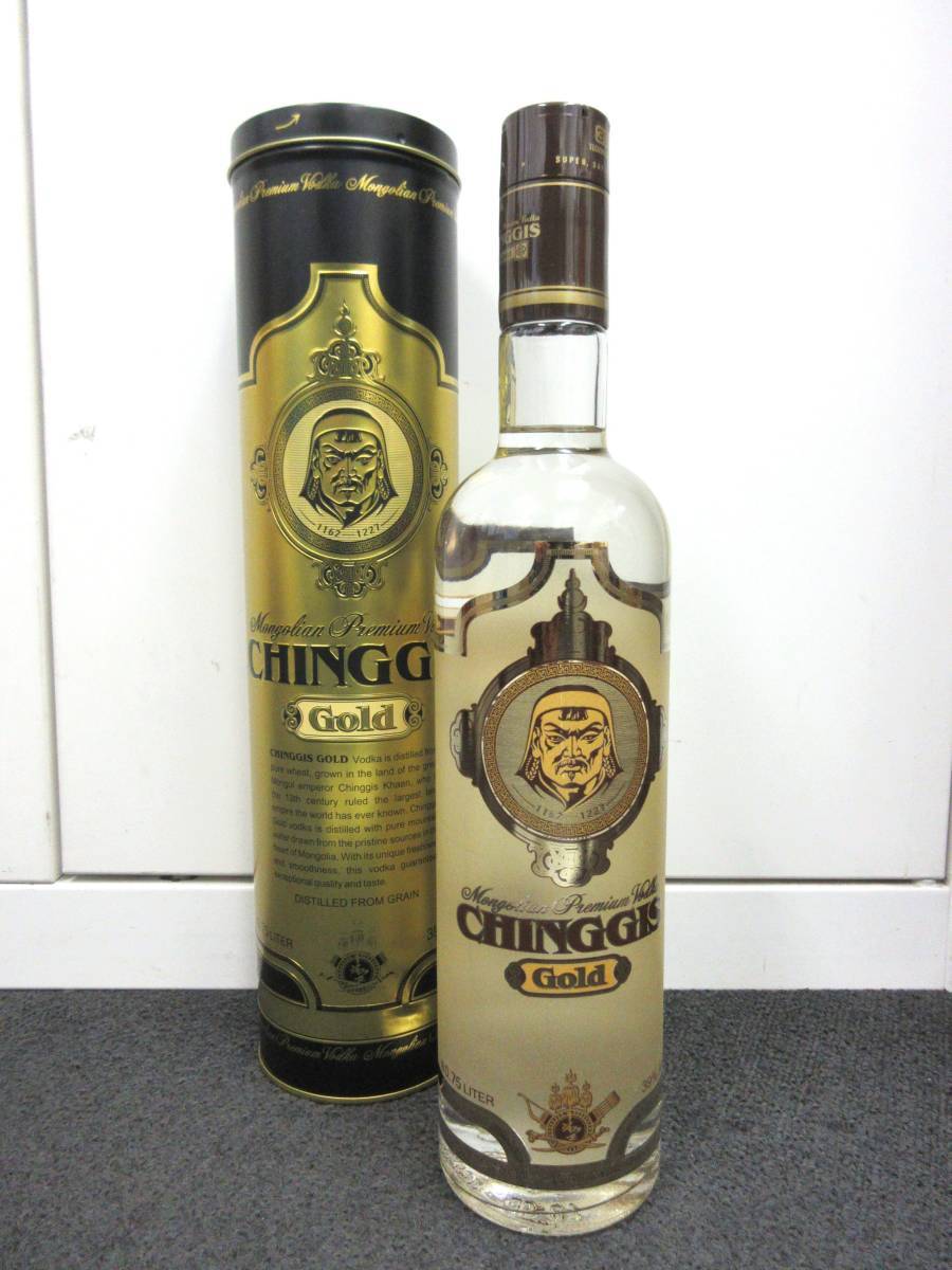 CHINGGIS GOLD チンギス ゴールド モンゴルウォッカ 750ml アルコール度数39%(ウォッカ)｜売買されたオークション情報 ...