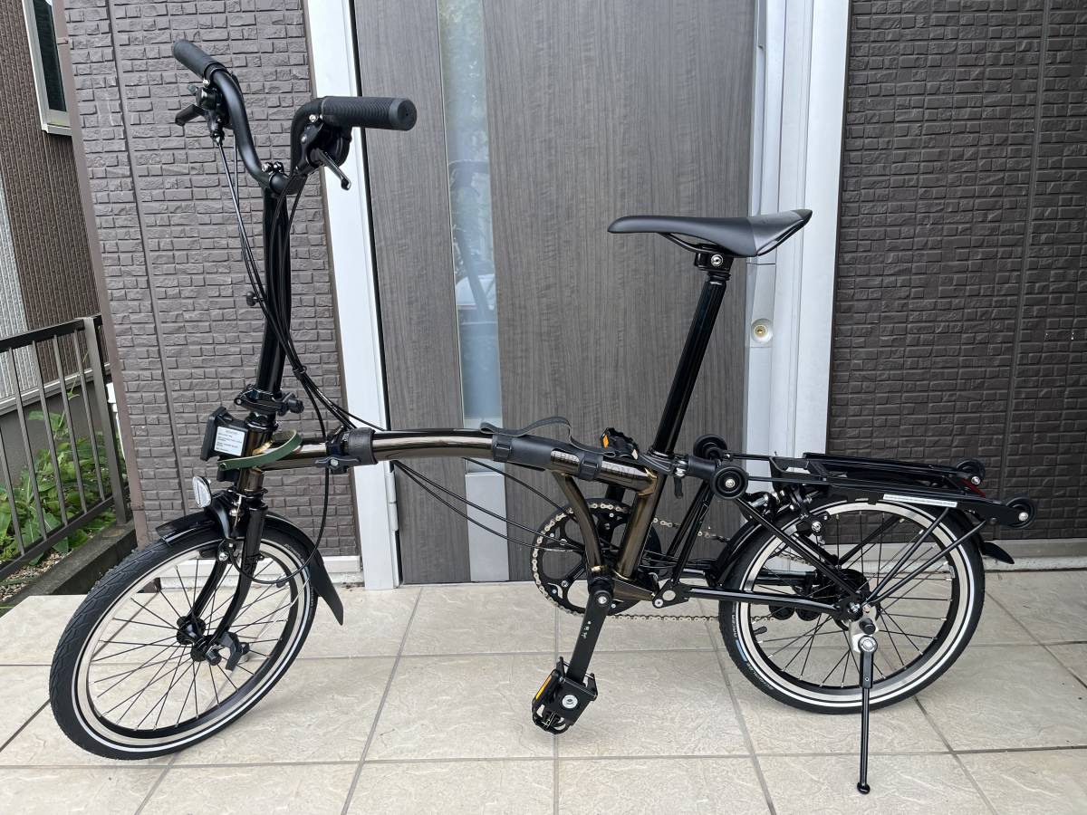 ほぼ ブロンプトン BROMPTON Cline Special model 2022 Black edition Explore 6 ...