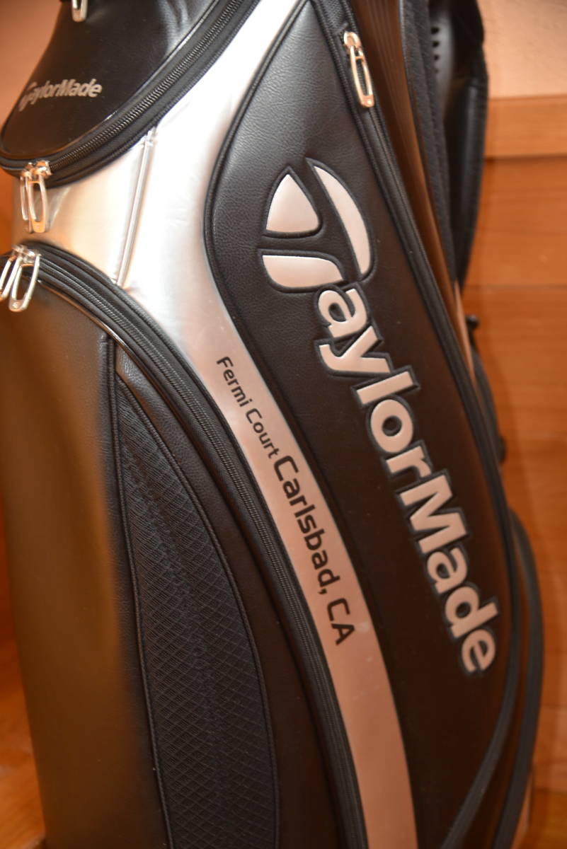 TaylorMade Fermi Court Carlsbad CA テーラーメイド キャディバッグ ゴルフ ブラック シルバー(テーラー ...