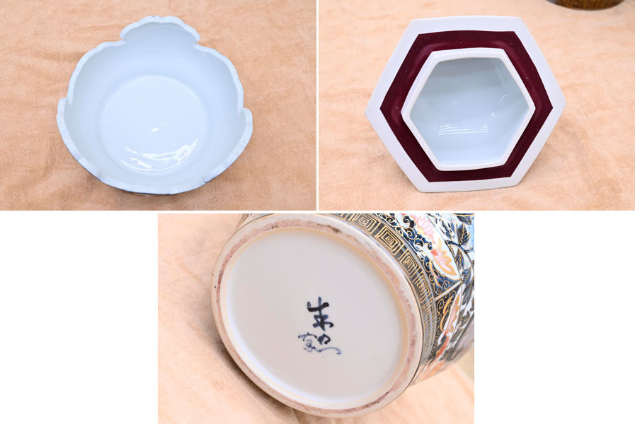 KV42 九谷焼 金襴手 色絵色彩 飾壺 飾り壺 壷 ツボ 飾り物 置物 オブジェ 高73cm(花器、壷)｜売買されたオークション情報、yahooの商品情報をアーカイブ公開 - オークファン ...