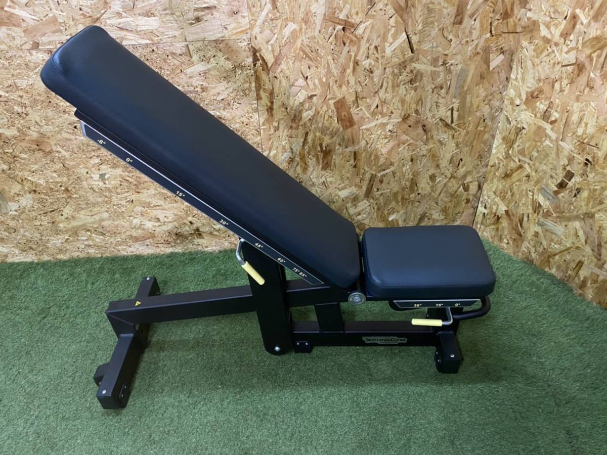 TECHNO GYM テクノジム ジャスタブルベンチ インクラインベンチ 最新 本格的 375(トレーニングベンチ、シットアップベンチ)｜売買されたオークション情報、yahooの商品情報を ...