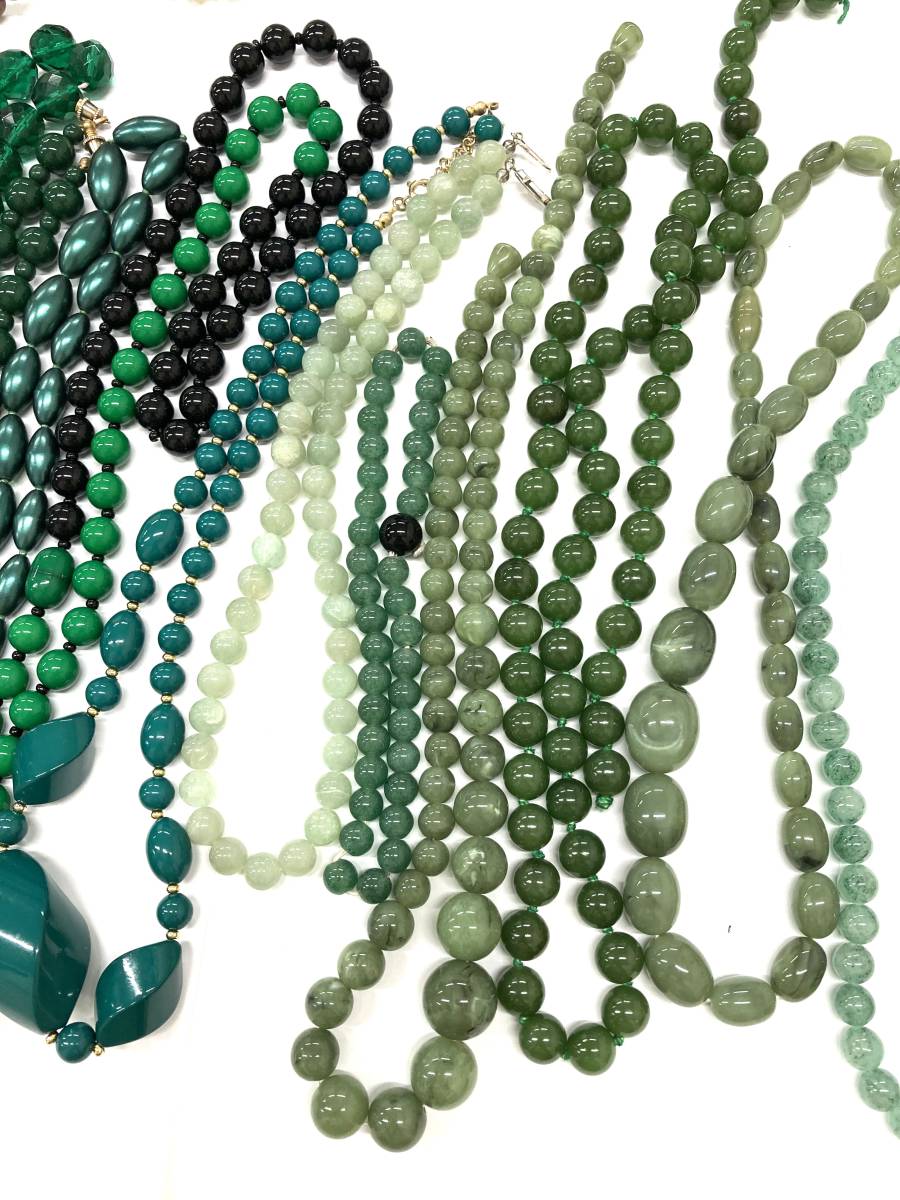 100スタ 天然翡翠 ネフライト アベンチュリンクオーツ ルチル ロッククリスタル 他 大量パワーストーンセット お得 約3125ct(ヒスイ ...