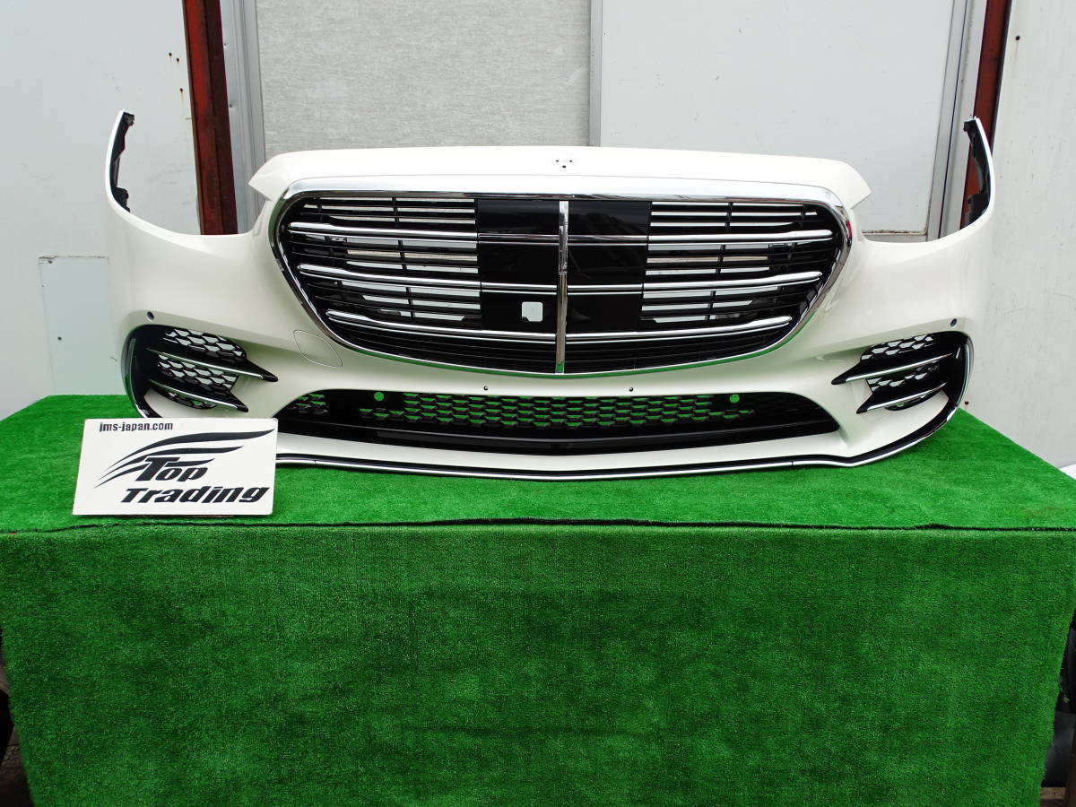 L0148vc ベンツ純正 Sクラス W223/V223 AMG フロントバンパー グリル/スポイラー/インナー色々付き ...