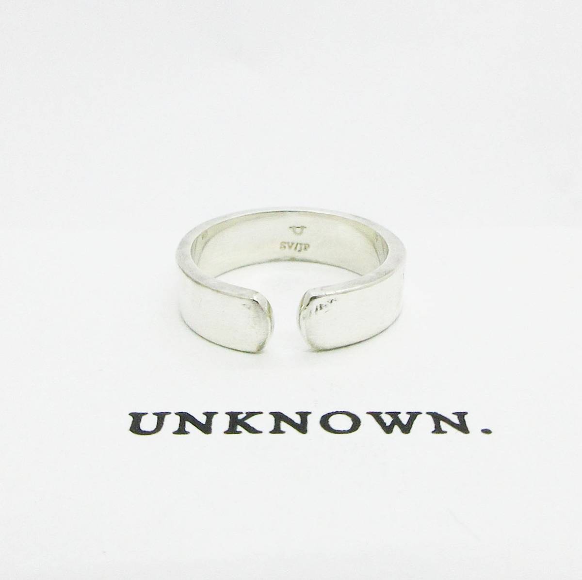KM-1256 指輪 アンノウン フラット S リング 5mm U006 SV925 11号 UNKNOWN. FLAT S RING シルバー 箱 ケース付き(9号～)｜売買された ...