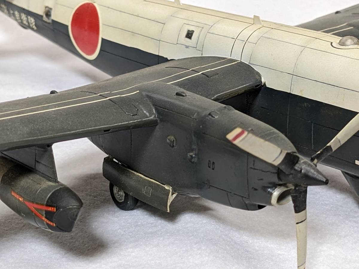 1/72 完成品 海上自衛隊 哨戒機 P－2Jネプチューン ハセガワP－2V7ネプチューンよりNMCのレジン改造キットを使用して作成(完成品 ...