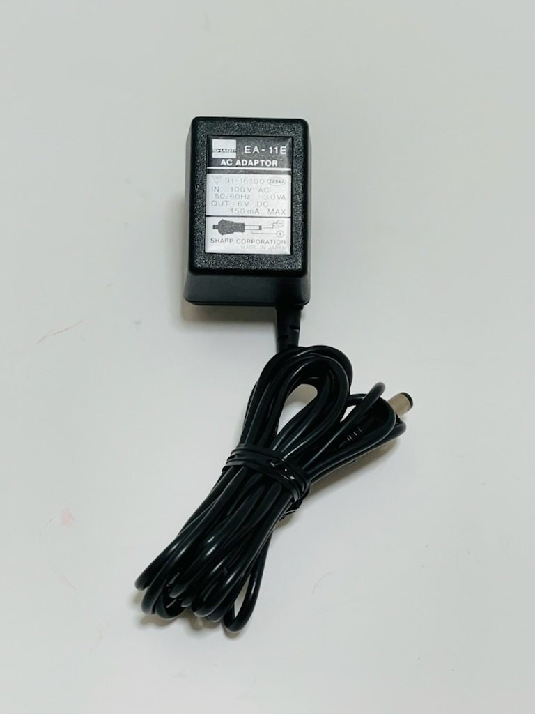 純正 SHARP/シャープ ポケコン用ACアダプター EA-11E(変圧器、アダプター)｜売買されたオークション情報、yahooの商品情報をアーカイブ公開 - オークファン（aucfan.com）