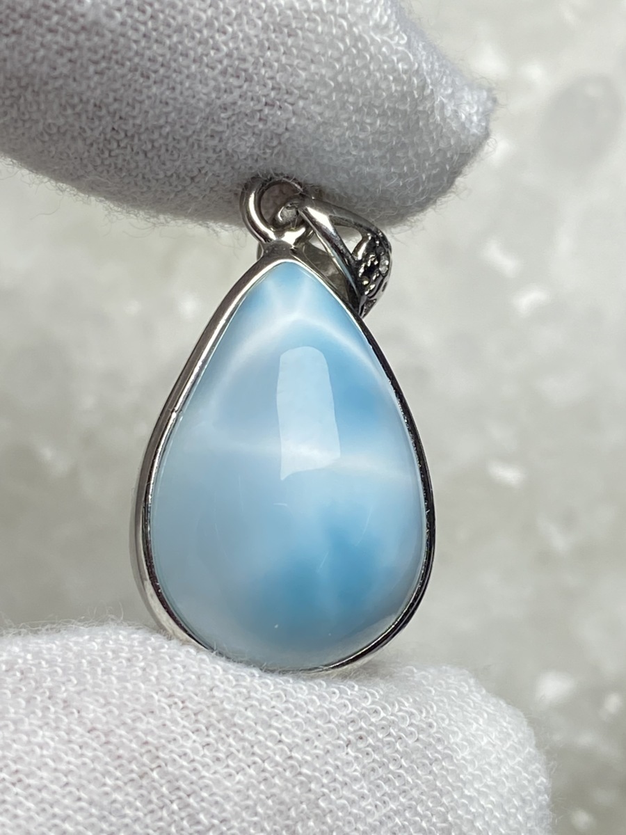 0628f269 天然石 20Aラリマー &925銀 ペンダント 18.5x13.5mm(天然石、半貴石)｜売買されたオークション情報 ...