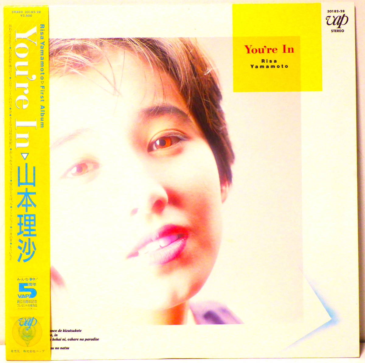 RARE 帯付 山本理沙 YOU'RE IN RISA YAMAMOTO VAP RECORDS 30182-28 WITH OBI(や行 ...