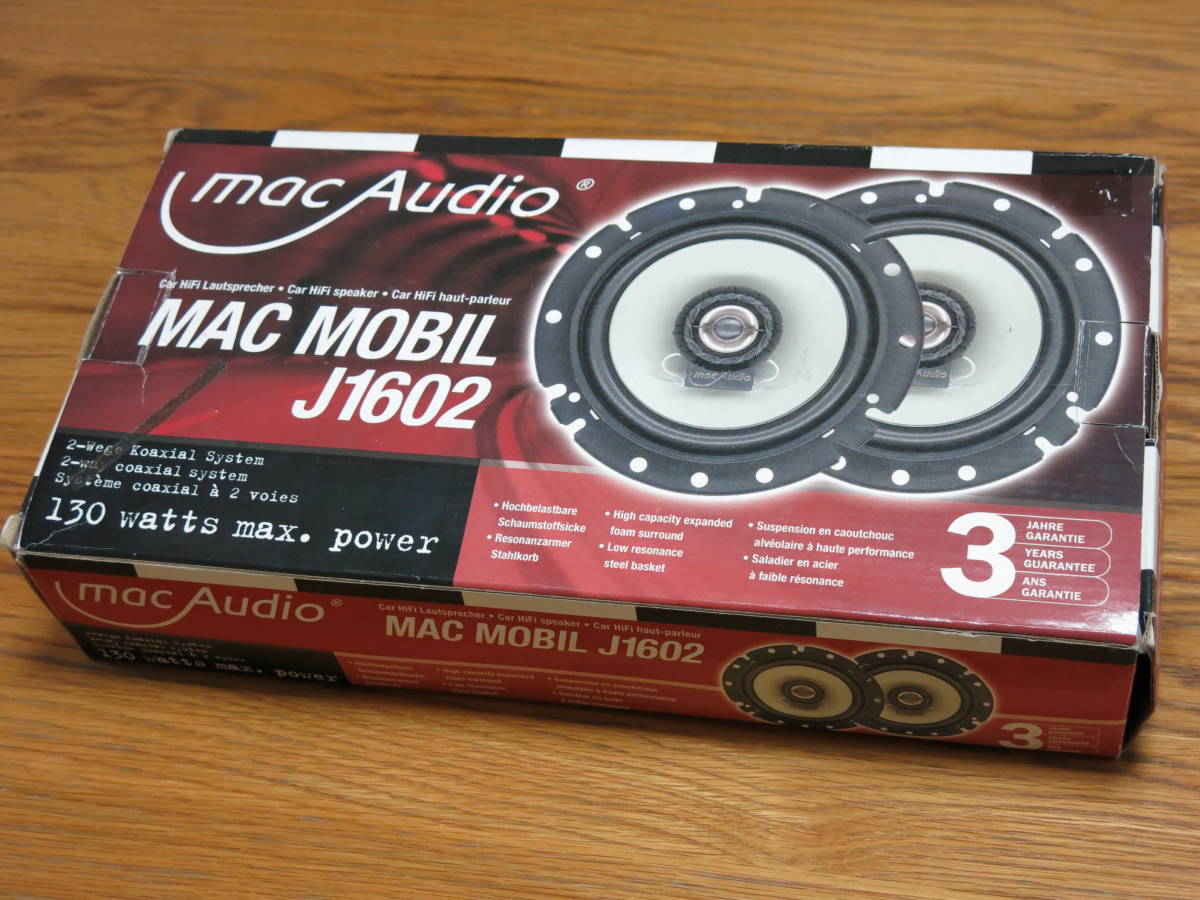 mac Audio マックオーディオ MAC MOBIL J1602 16cm2WAYコアキシャルスピーカー(16cmタイプ)｜売買された ...