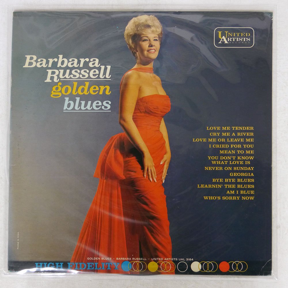 米 BARBARA RUSSELL/GOLDEN BLUES/UNITED ARTISTS UAL 3184(ジャズ一般)｜売買された ...