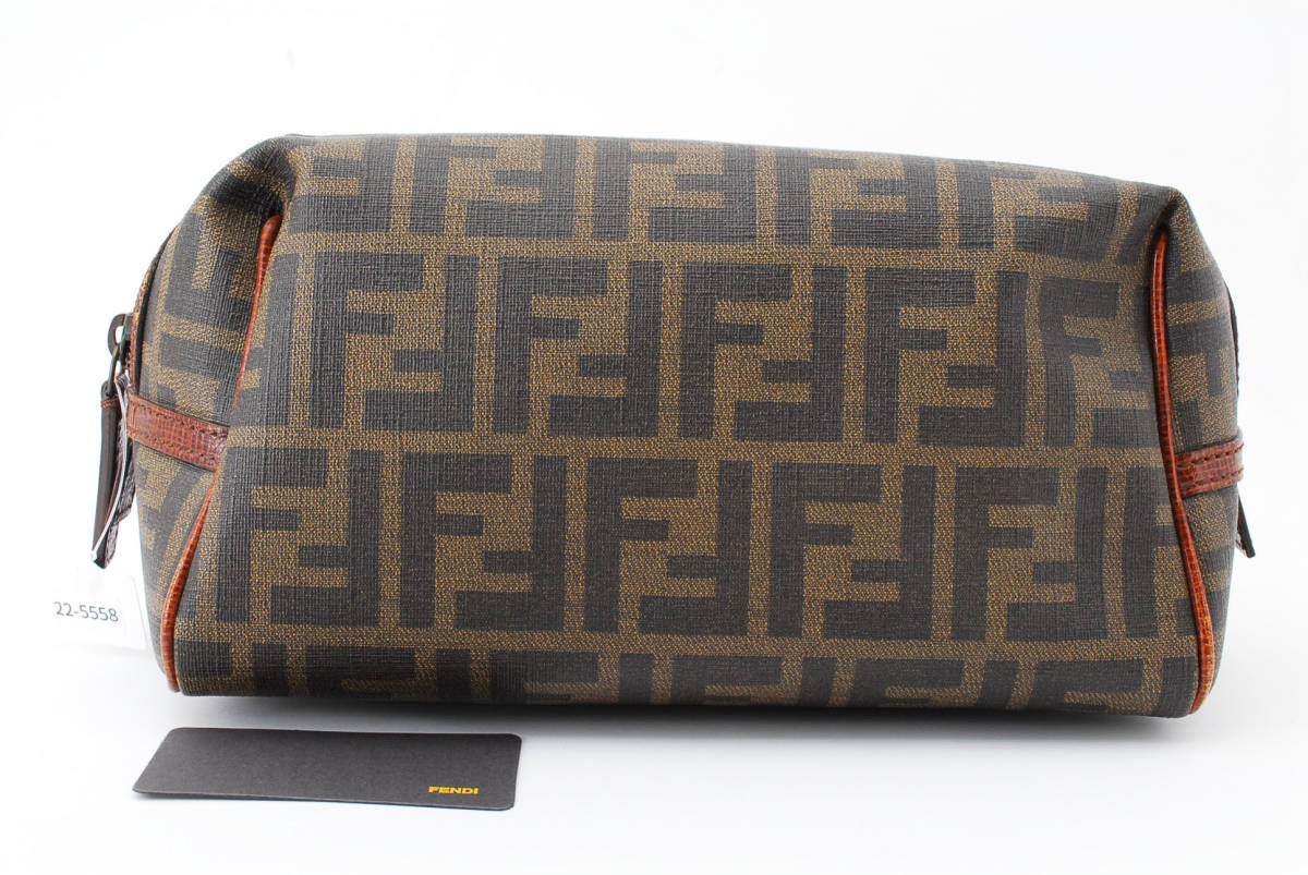 1円スタート FENDI フェンディ ズッカ PVC レザー ハンドバッグ セカンドバッグ トラベルポーチ ホログラム 22-5558(ハンドバッグ)｜売買されたオークション情報、yahooの ...