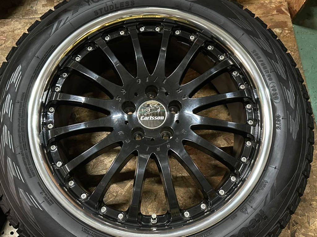 バリ溝 レクサスRX Carlsson カールソン 1/16 20インチ 8.5J +40 PCD114.3 5穴 純正空気圧センサー付 ...