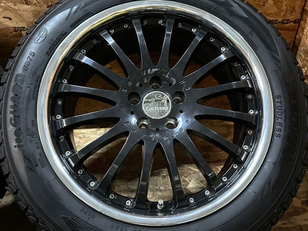 バリ溝 レクサスRX Carlsson カールソン 1/16 20インチ 8.5J +40 PCD114.3 5穴 純正空気圧センサー付 ...