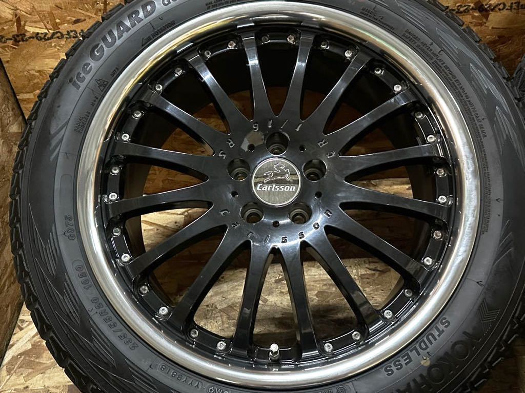 バリ溝 レクサスRX Carlsson カールソン 1/16 20インチ 8.5J +40 PCD114.3 5穴 純正空気圧センサー付 ...