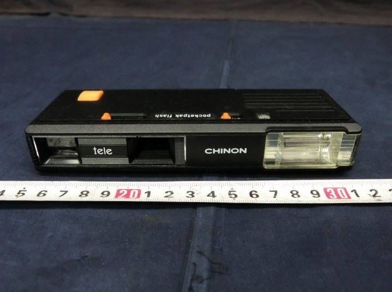 L3859 CHINON POCKETPAK FLASH TELE チノン ポケットパック フラッシュ コンパクトカメラ(コンパクトカメラ ...