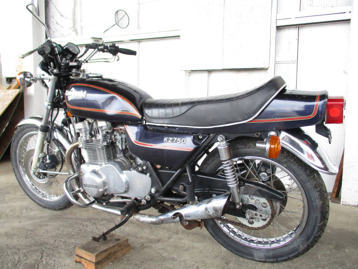 カワサキ KZ750B Z750B ツイン 実動車 仕上げベース 検 KZ1000A KZ900 KZ650(401cc-750cc)｜売買さ ...
