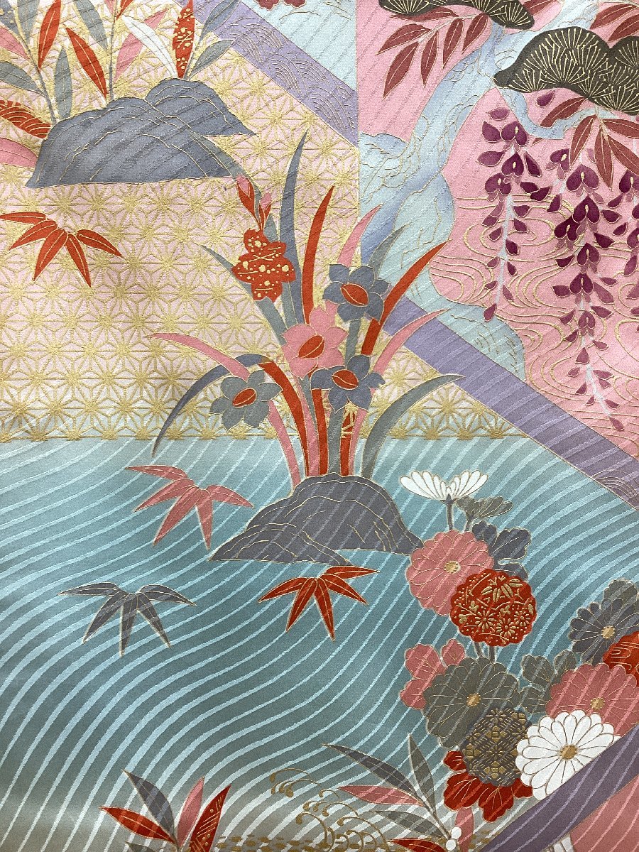 きものトゥレジュ 振袖 身丈161cm 裄67cm 正絹 K-180-1006m(振袖)｜売買されたオークション情報、yahooの商品情報をアーカイブ公開 - オークファン（aucfan.com）