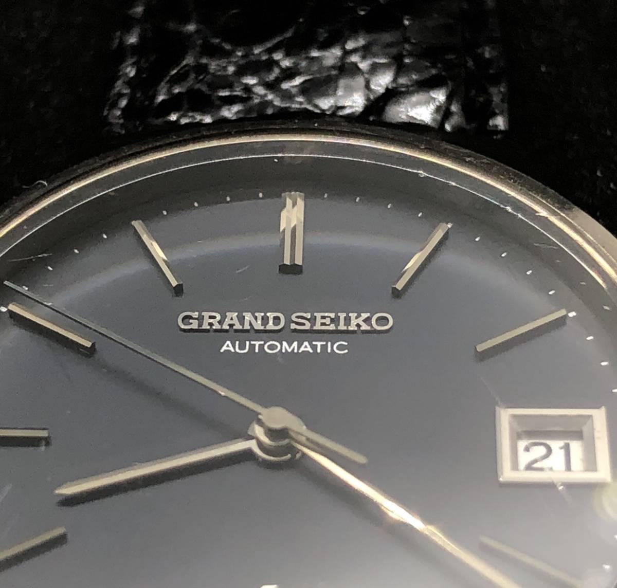 超絶モデル グランドセイコー V.F.A. パラジウム合金 6185-8010 銀パラ メンズ 時計 自動巻き GRAND SEIKO ...