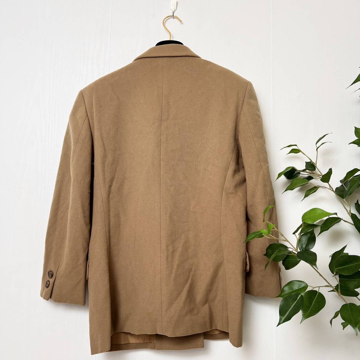 220906 Burberrys ウール100% キャメルベージュ ジャケットダブル 9AR バーバリーズ テーラードジャケット Burberry バーバリー(ジャケット、ブレザー)｜売買され ...