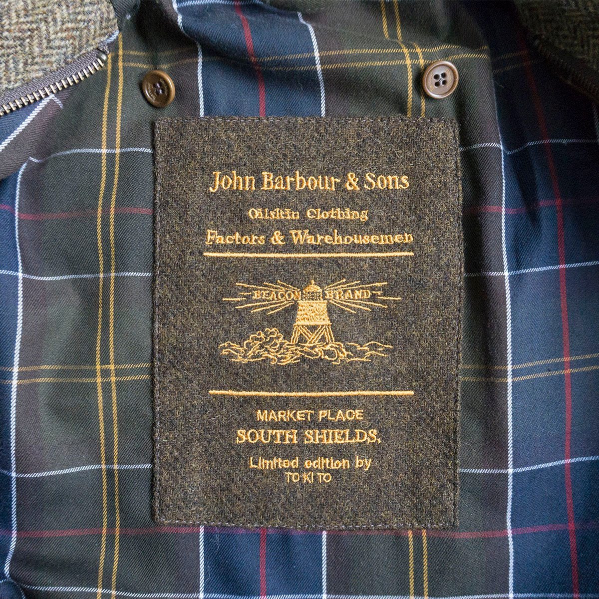 極 Barbour×TOKITO Scott Bracken Jacket S バブアー トキト ジャケット ツイード 2210162(男性用 ...