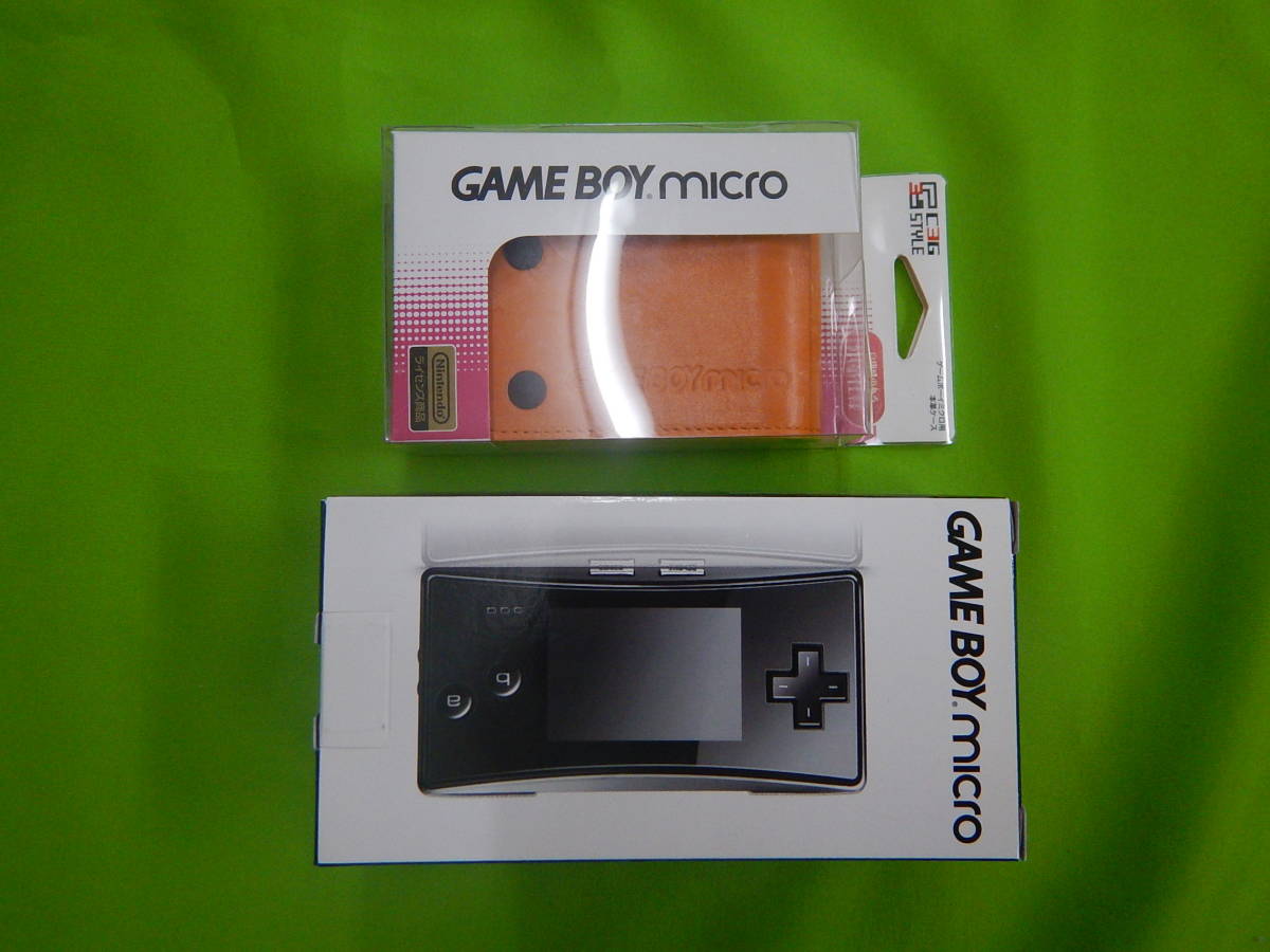 任天堂 ゲームボーイ ミクロ GAMEBOY MICRO 黒 本皮ケースオマケ(本体)｜売買されたオークション情報、yahooの商品情報をアーカイブ公開 - オークファン（aucfan.com）