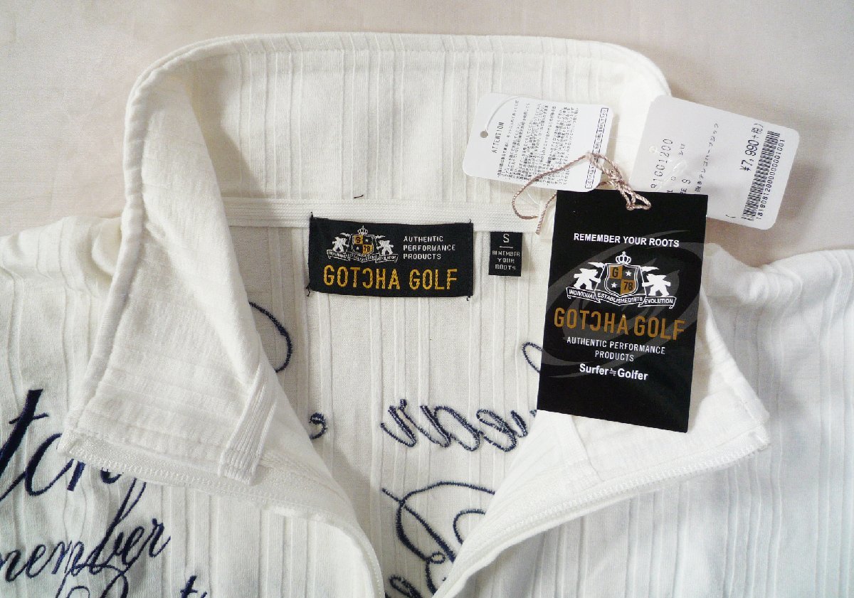 長袖シャツ ハイネック 針抜きテレコ ハーフジップ GOTCHA GOLF ガッチャ ゴルフ 刺繍 ロゴ Mサイズ ホワイト 白(長袖)｜売買されたオークション情報、yahooの商品情報を ...