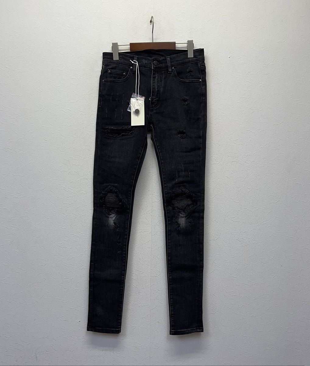 Mnml Stretch Denim ミニマル ストレッチ デニム size 30 ブラック ダメージデニム ジーンズ ストリート(W30～)｜売買されたオークション情報、yahooの商品情報 ...