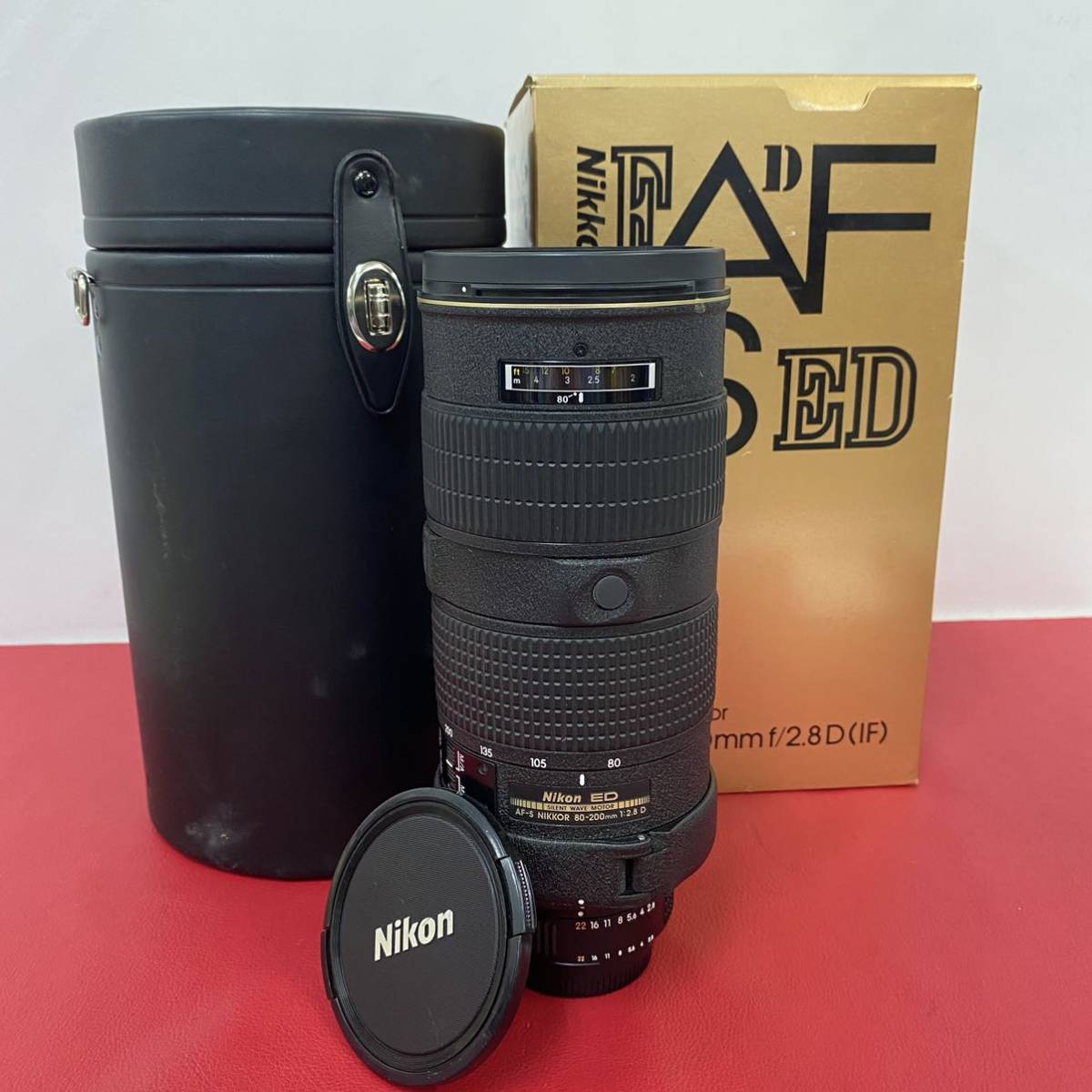 B Nikon ED SILENT WAVE MOTOR AF-S NIKKOR 80-200mm 1:2.8 D AF ニコン(ニコン ...