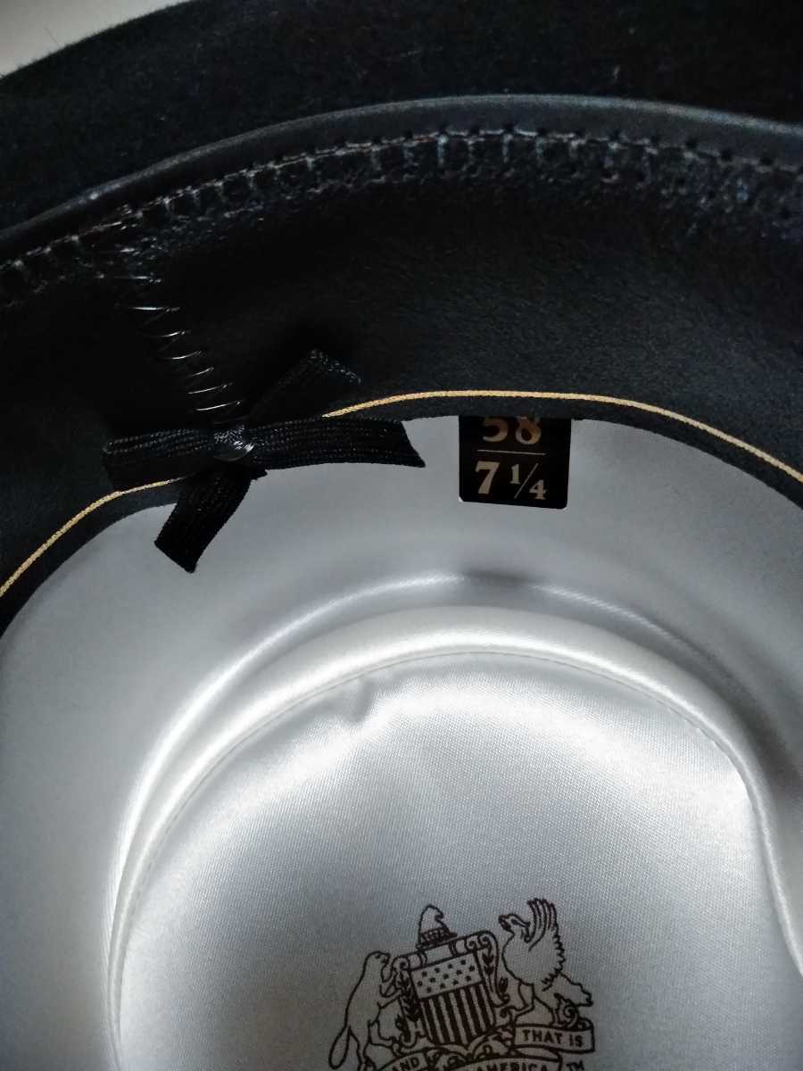 STETSON×CA4LA 15TH ANNIVERSARY 中折れ帽 ハット ステットソン カシラ ジョニー デップ 58cm ビンテージ made in usa the fat ...