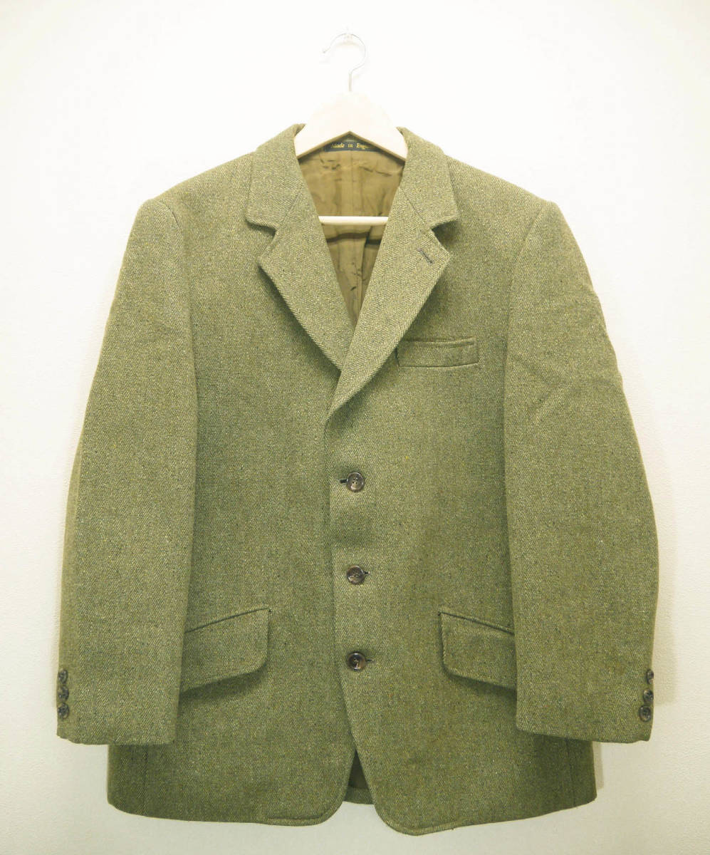 R757 Vintage イングランド製 Christopher Dawes クリストファードーズ DERBY TWEED ダービーツィード ...