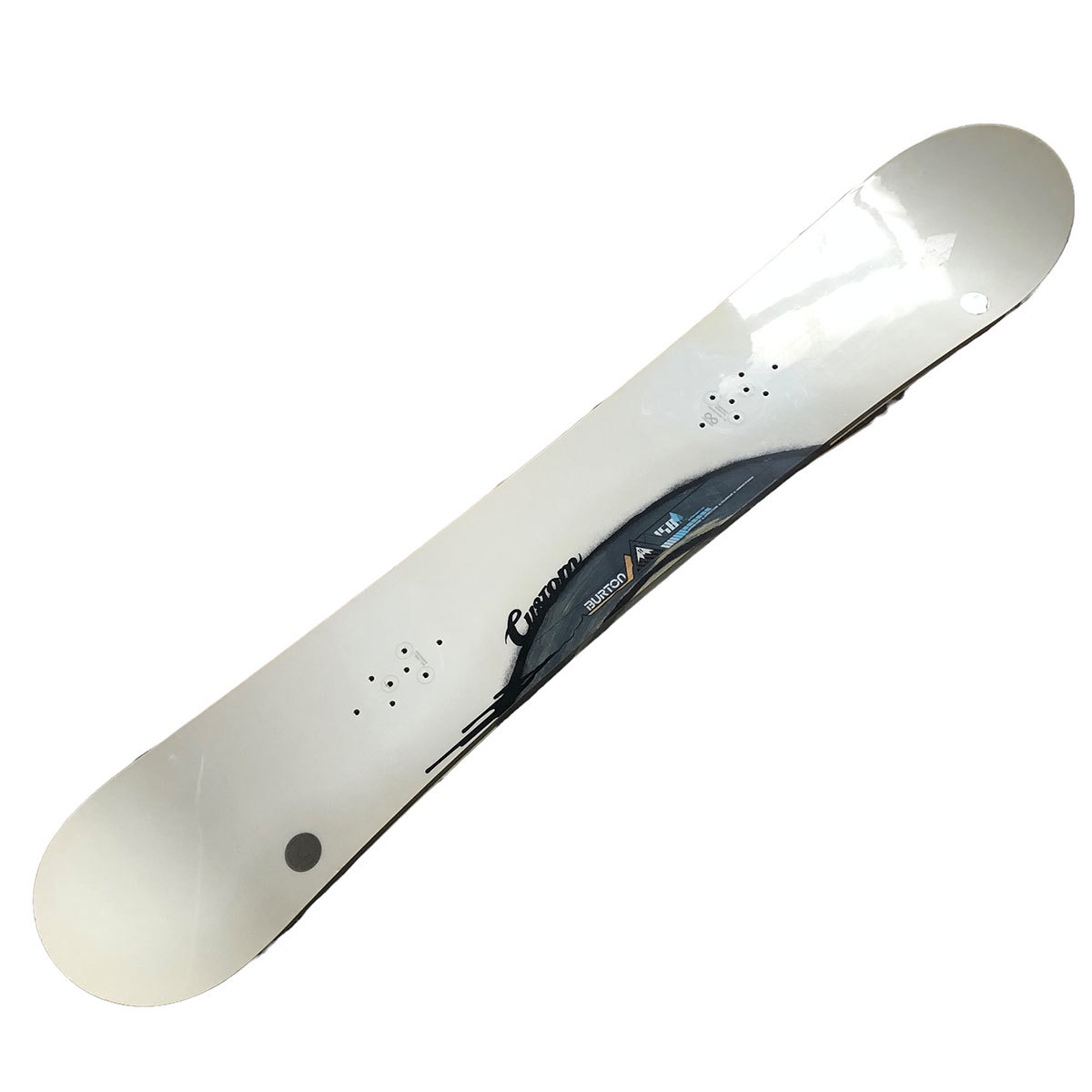 M1148 BURTON CUSTOM 158 板のみ スノボ スノーボード バートン 白 札幌発 引取OK(155cm-160cm未満 ...
