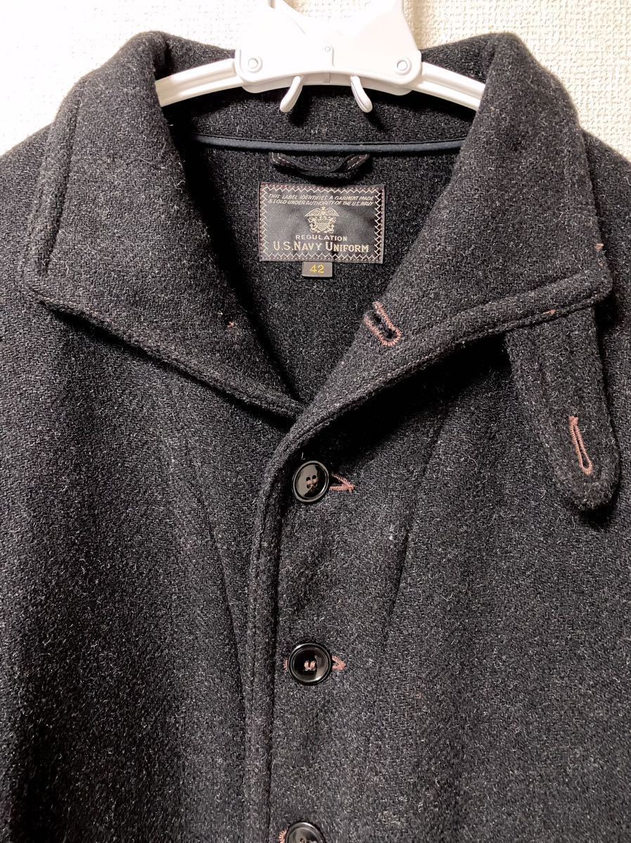 バズリクソンズ サブマリンコート サイズ42 Lot No. BR13877 SUBMARINE CLOTHING WINTER WOOLIN ...