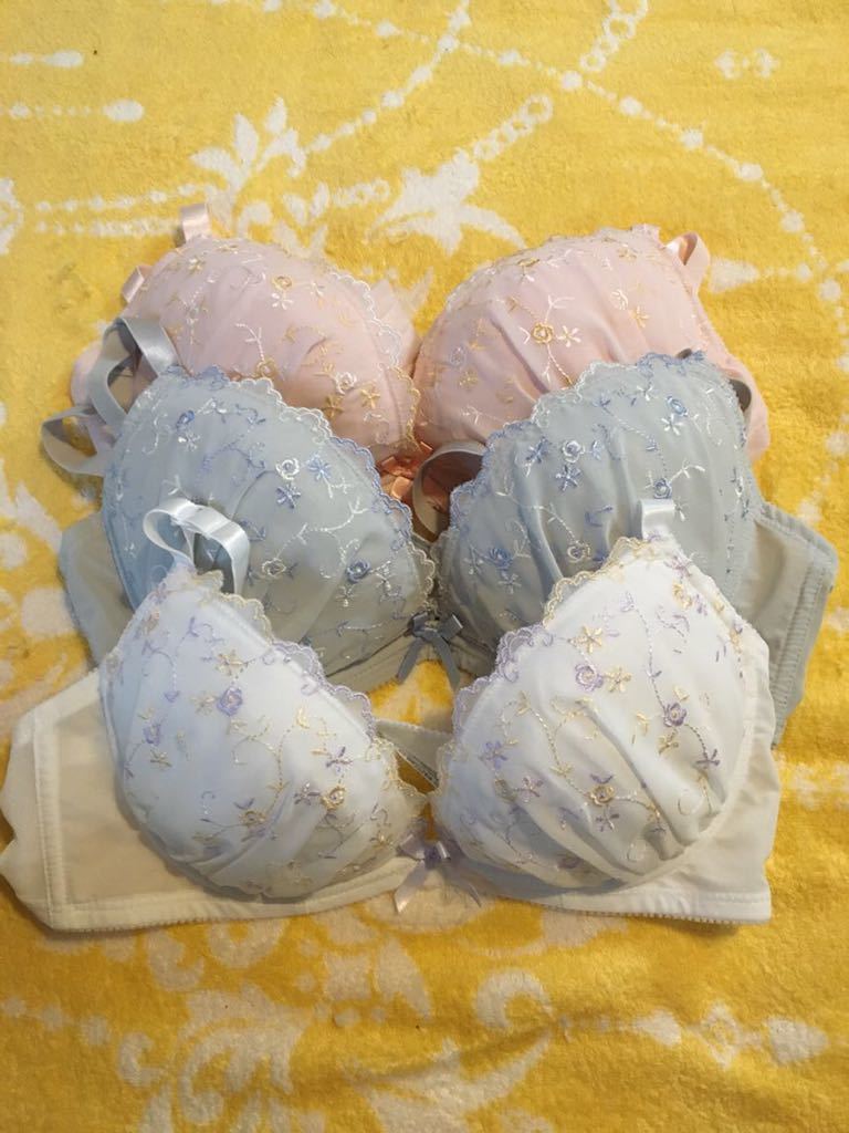 チュチュアンナ ブラジャー3枚 E75 ②(75)｜売買されたオークション情報、yahooの商品情報をアーカイブ公開 - オークファン（aucfan.com）