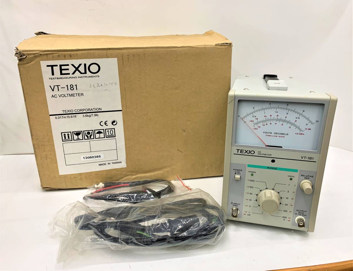 TEXIO AC電圧計 VT-181 自宅保管品 〇通電確認済み(電気計測器)｜売買されたオークション情報、yahooの商品情報をアーカイブ ...