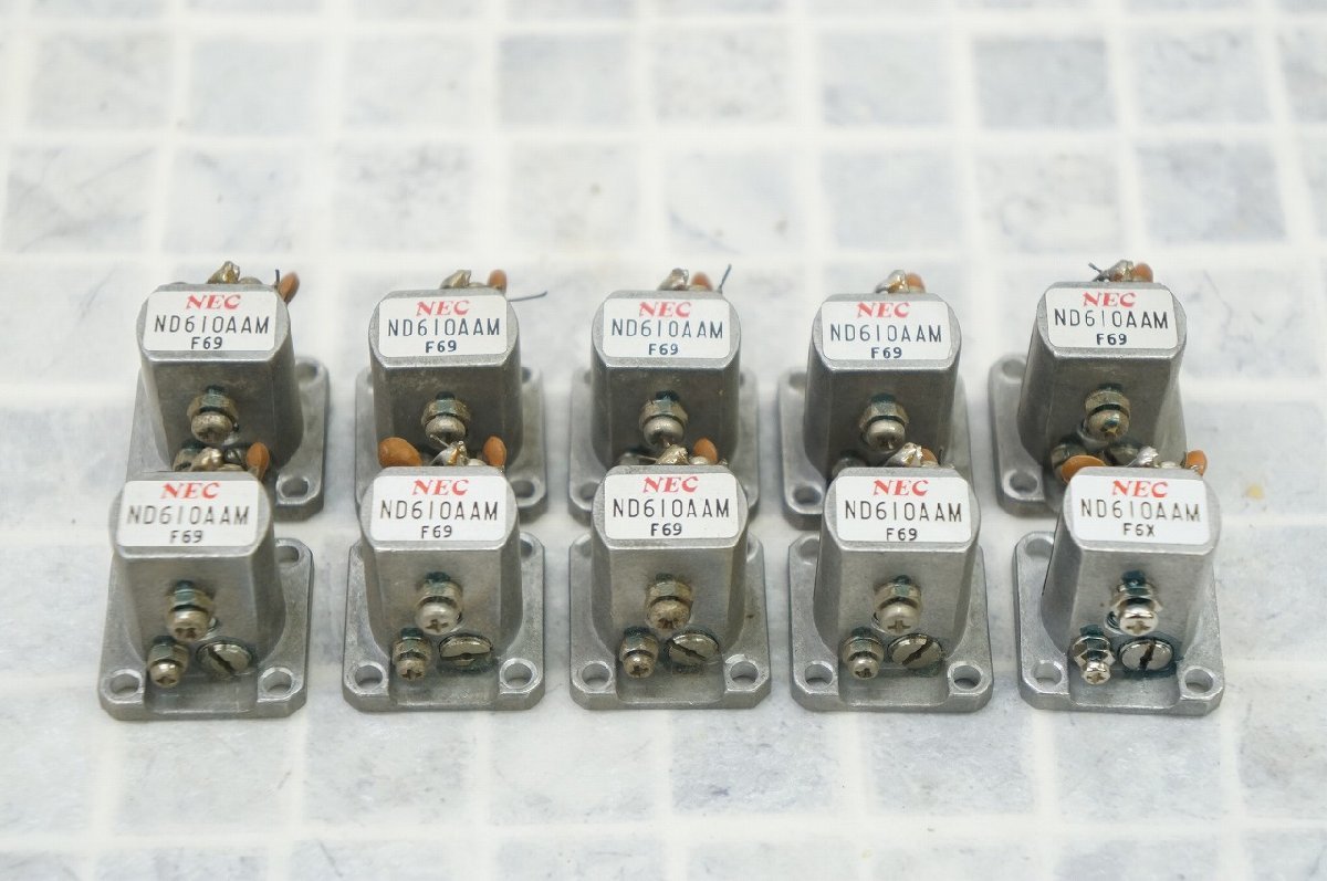 NZ H161660 NEC ND610AAM ガンダイオード発振モジュール F69 F6X 24GHz 10個セット 品 ⑬(その他)｜売買 ...