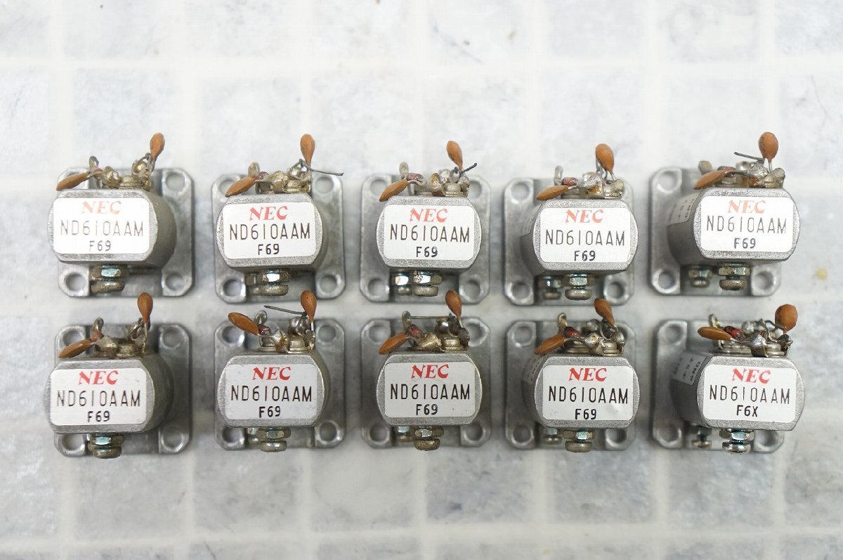 NZ H161660 NEC ND610AAM ガンダイオード発振モジュール F69 F6X 24GHz 10個セット 品 ⑬(その他)｜売買 ...