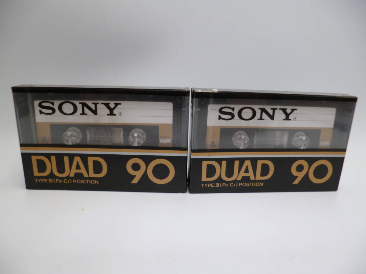 カセットテープ SONY DUAD 90 TYPEⅢ Fe-Cr POSITION 2本セット 訳アリ(その他)｜売買されたオークション情報、yahooの商品情報をアーカイブ公開 ...